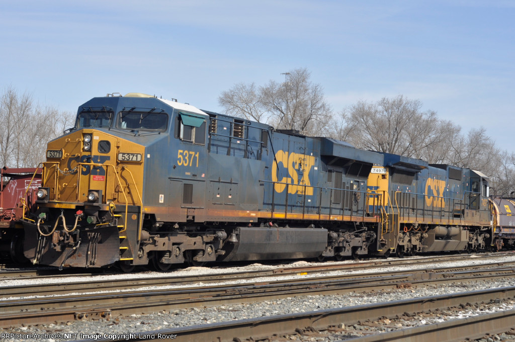 CSXT 5371 On CSX J 791 At New River Yard